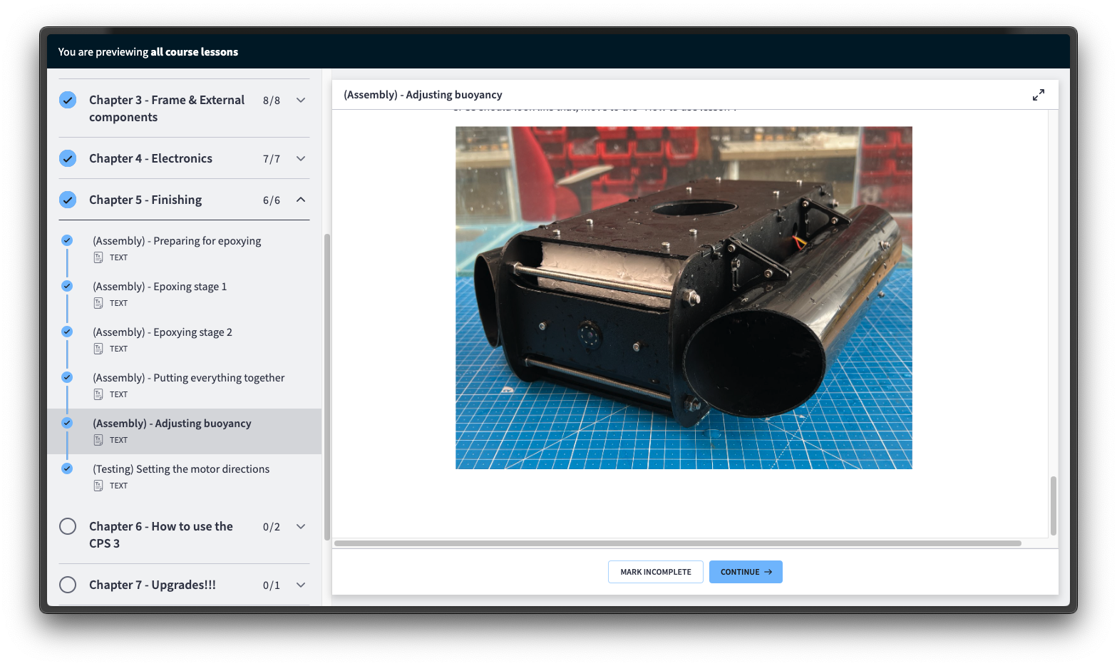 CPS 3 Course - CPSdrone